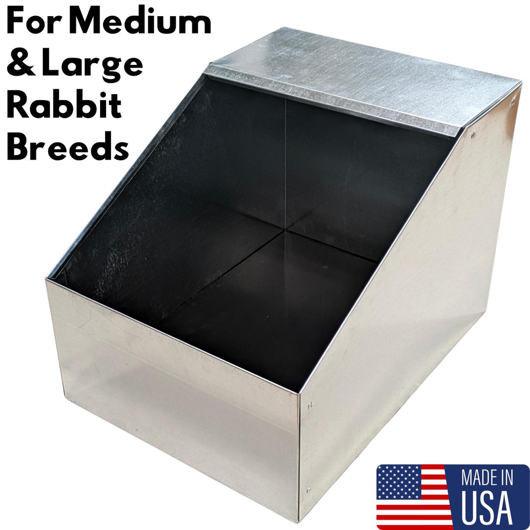 Handmade Galvanized Steel Rabbit Nesting Box With Removable Bottom - Etsy