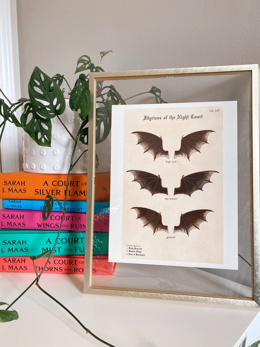 Illyrians of the Night Court | ACOTAR Bat Boys Inspired Print 8.5x11 - Etsy