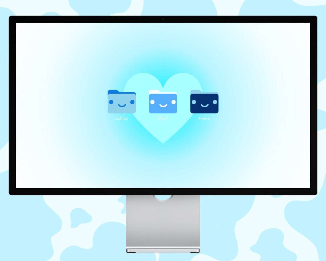 1800+ Aesthetic Desktop Icons Bundle - Customizable Icons With 7 Colors ...