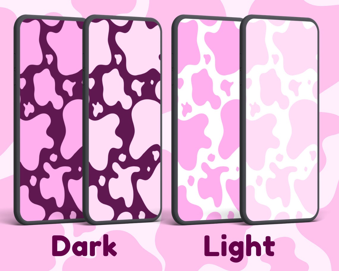 Pink Cow Print Wallpaper Iphone/smartphone/ipad/tablet/computer/pc ...