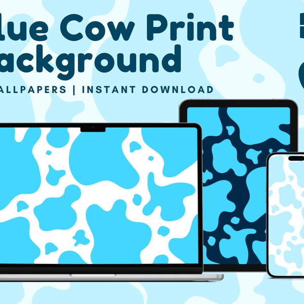 Cow Print Laptop Wallpaper - Etsy