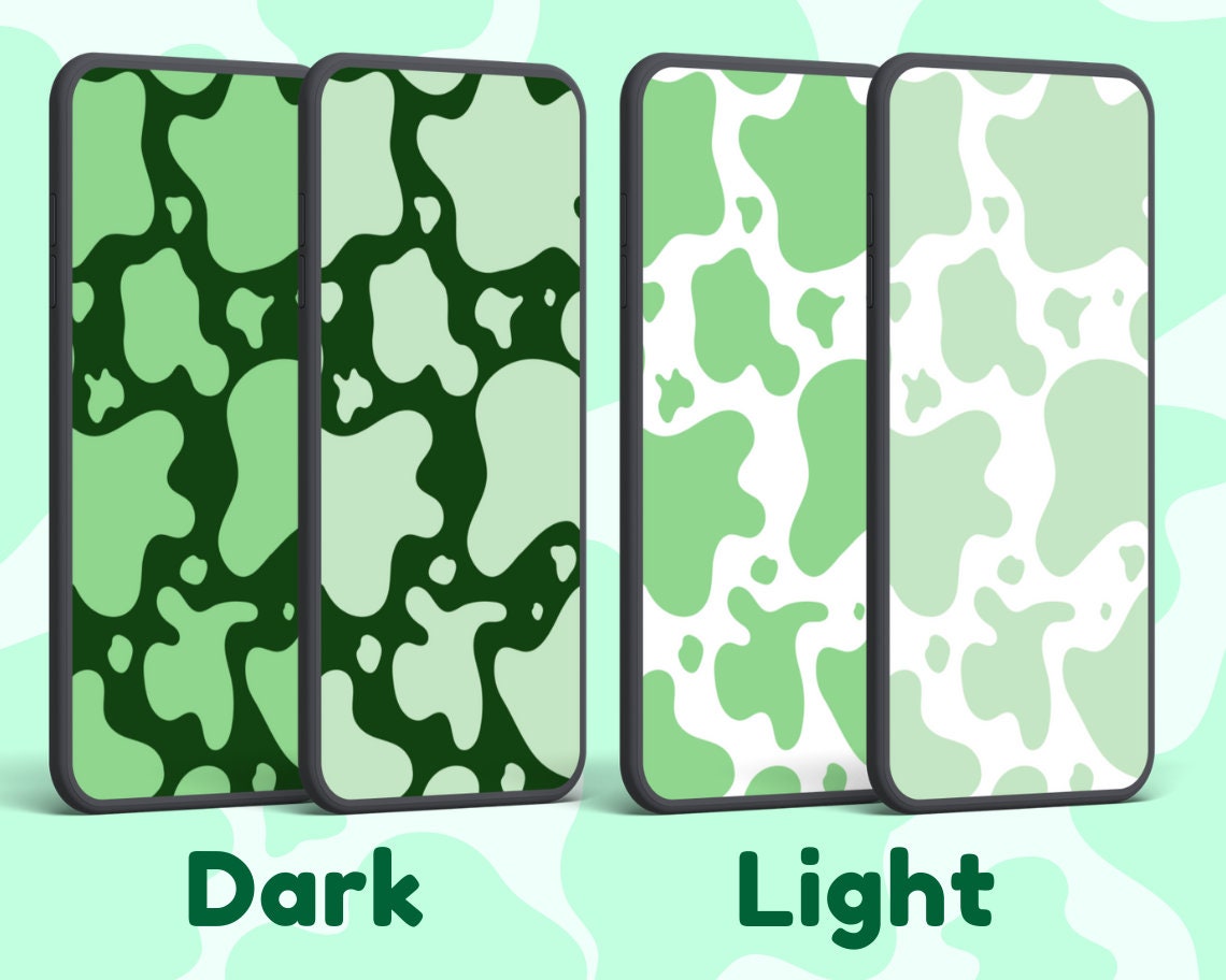 Green Cow Print Wallpaper | Iphone/smartphone/ipad/tablet/computer/pc ...