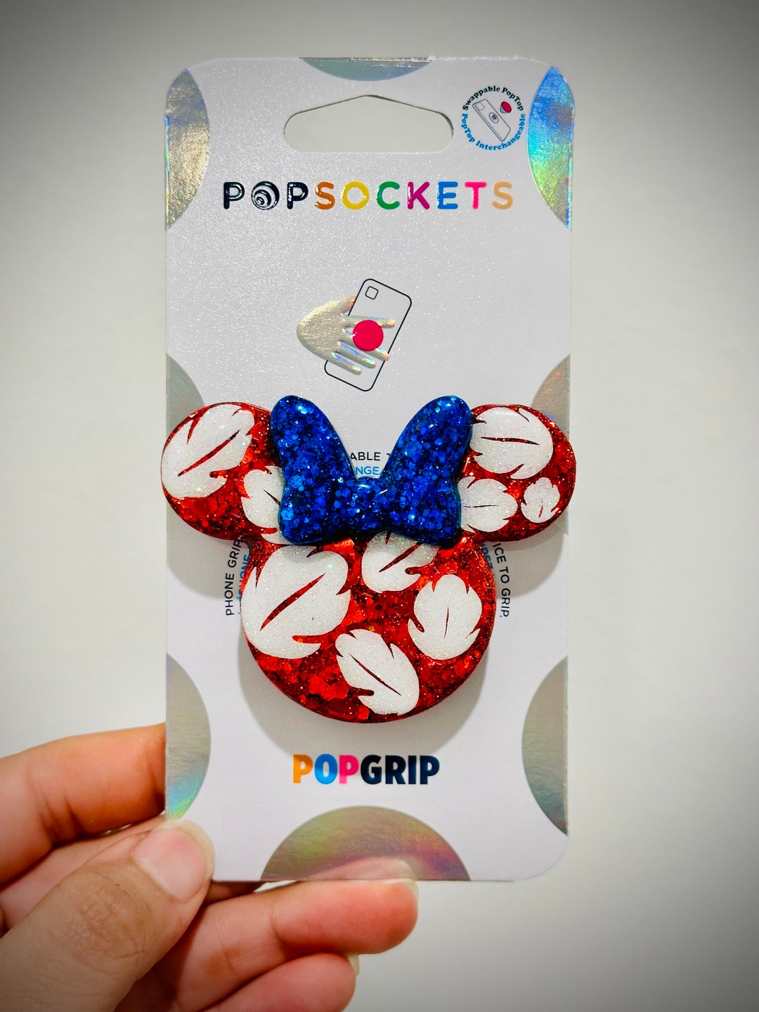Hawaiian Inspired Phone Grip | Resin Art Phone Grip | Lilo & Stitch ...