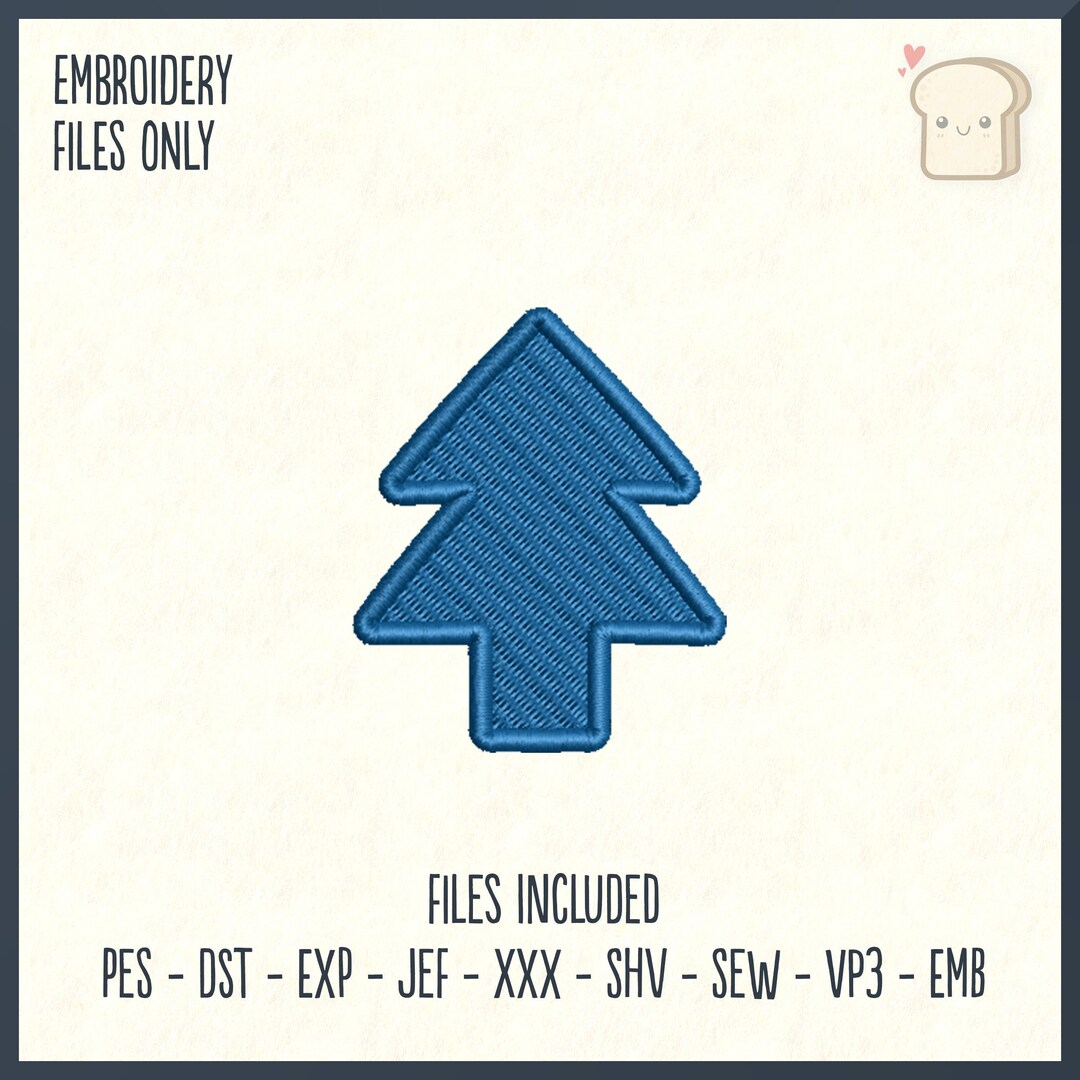 Dipper Hat Design - Embroidery File, Cartoon, Tree, Pine, Nature, Blue ...