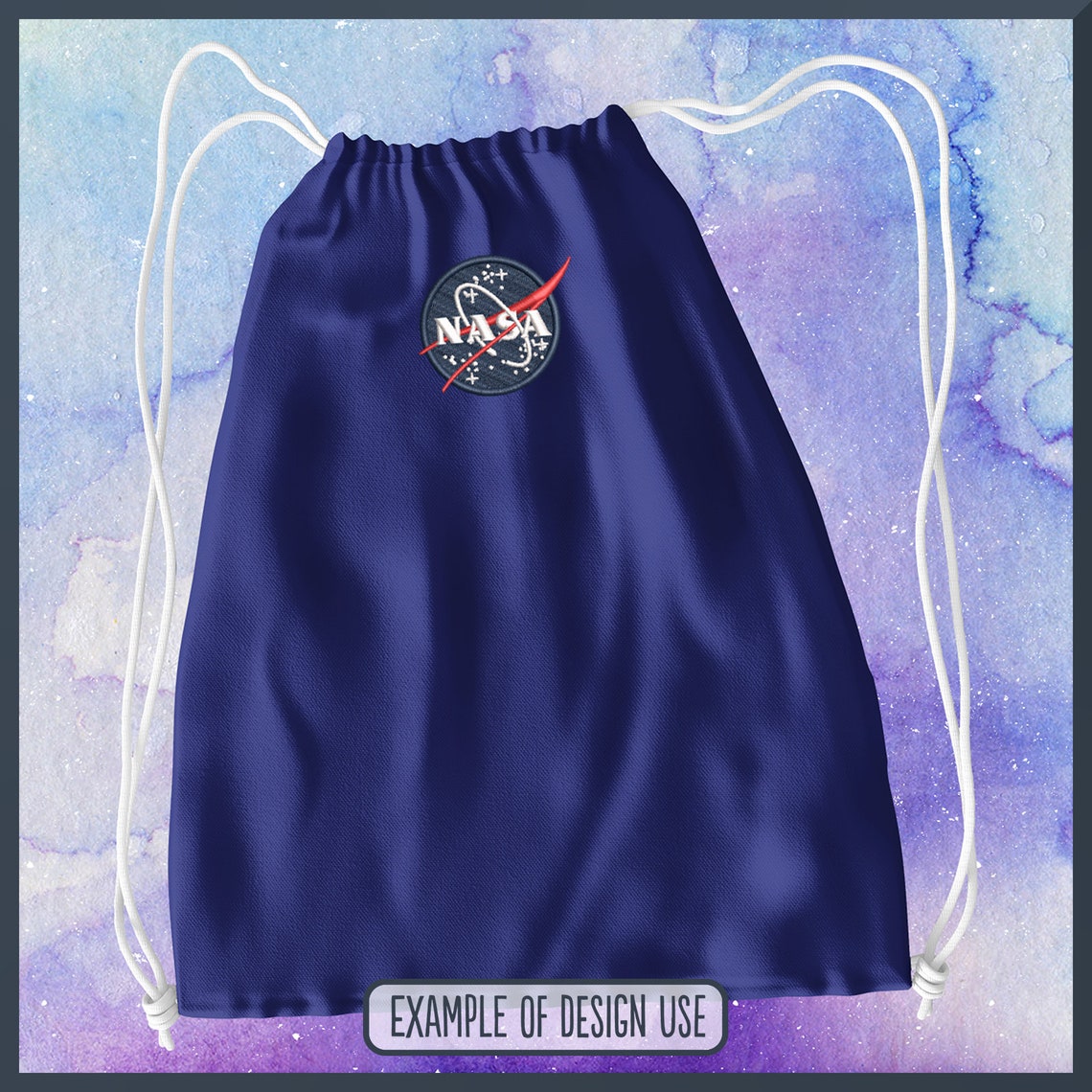 NASA - Embroidery File, Space, Design, Circle, Stars, Rockets ...