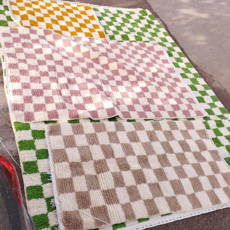 Checkerboard Rug - Etsy