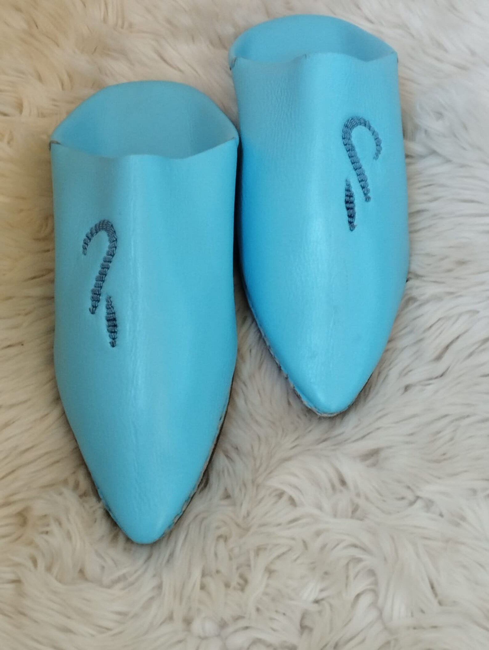 Moroccan Leather Slippers for Men – Handmade Babouche Mules – Soft ...