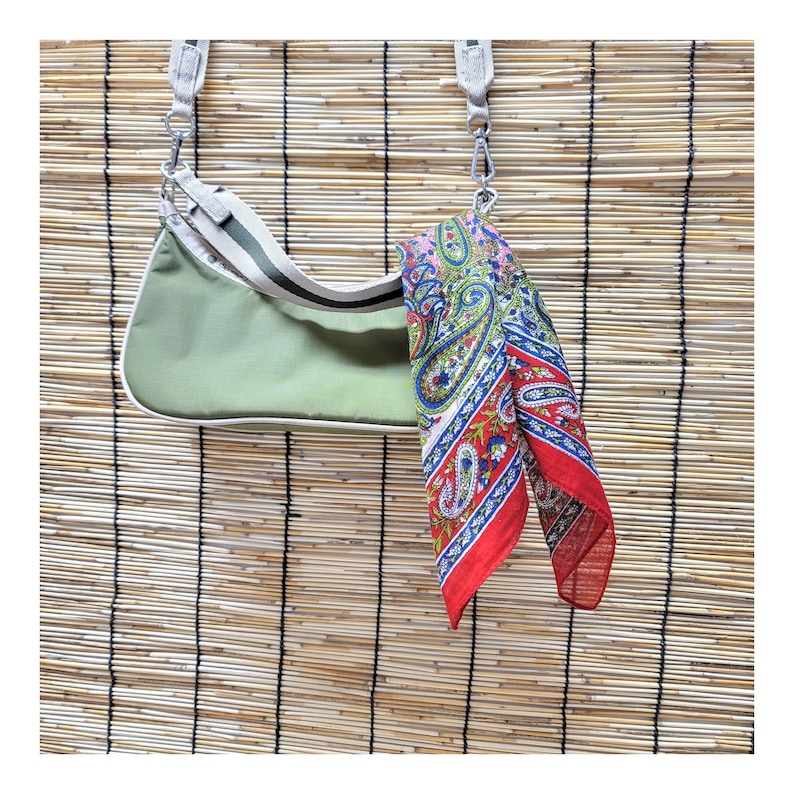 Set(2 PCS) 100% Cotton Scarf, Bandana- Hand Painted Kerchief, Hair ...
