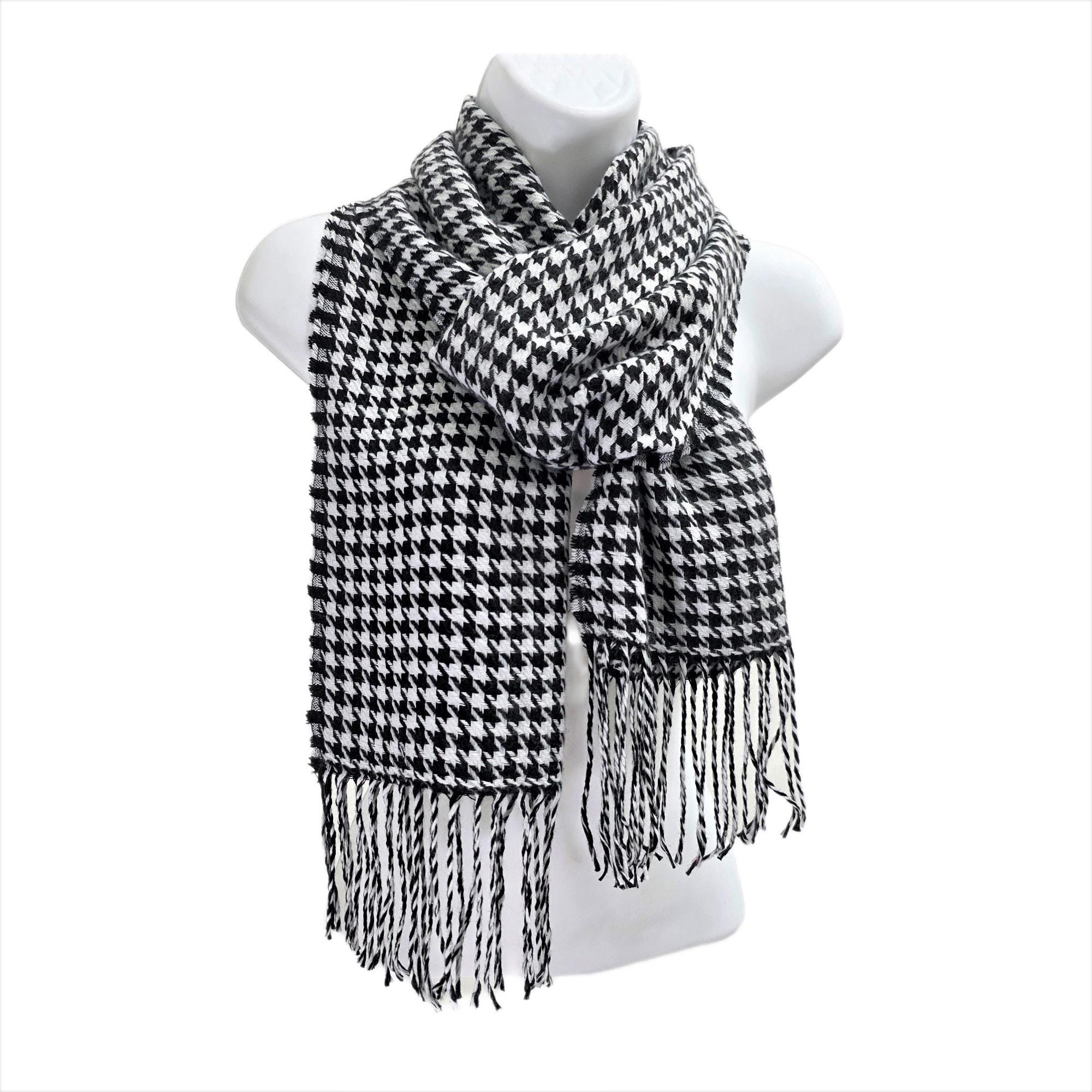 Cozy Winter Long Scarf, Vintage Tartan Plaid Scarf, Soft and ...