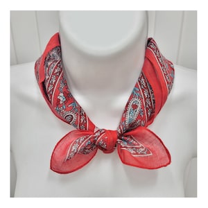 Set(2 PCS) 100% Cotton Scarf, Bandana- Hand Painted Kerchief, Hair ...