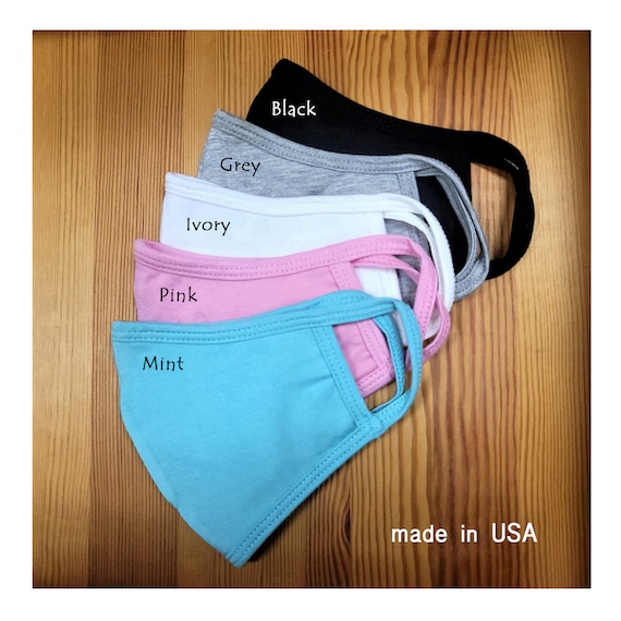 Cotton Soft 3D Face Mask 3pcs Set Washable Double Layered - Etsy