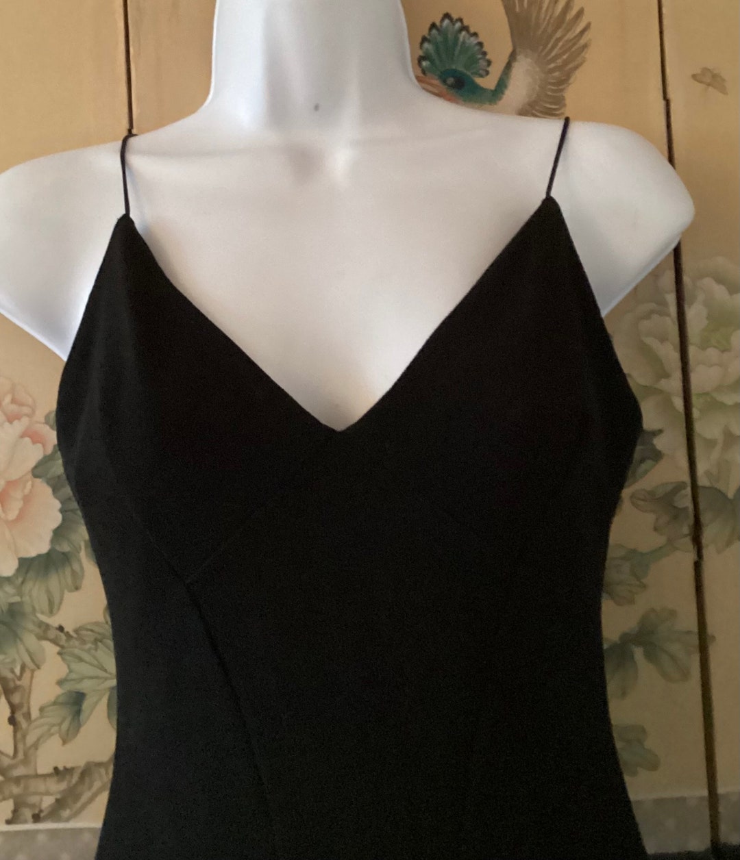 Black Sleek Hip Hugging Lace Hem Dress - Etsy UK