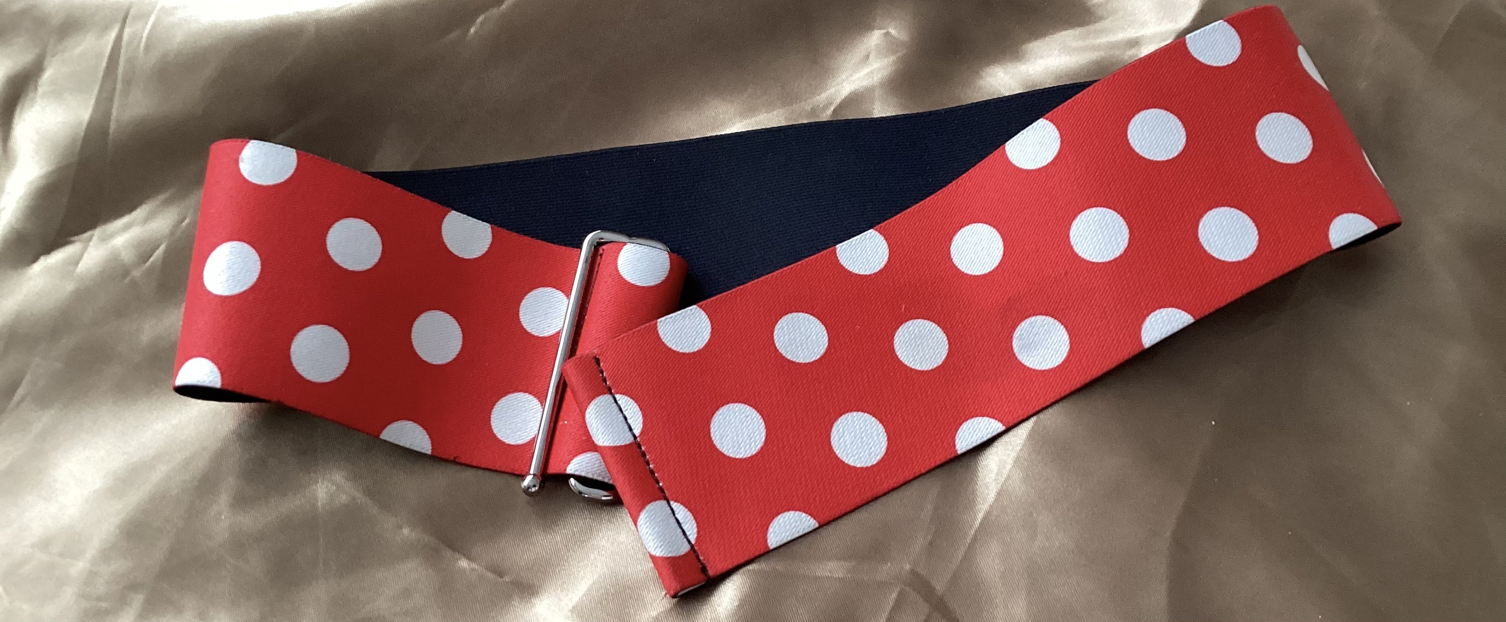 Red and White Polka Dot Disney Belt - Etsy