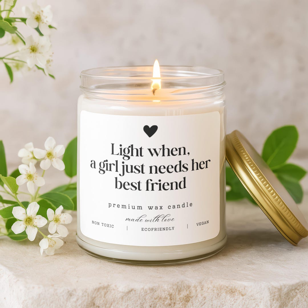 Funny Best Friend Gift Candle: Premium Wax, Funny Sister in Law Gift ...