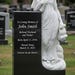Custom Mourning Woman Headstone - Lady Statue Memorial Grave Marker ...
