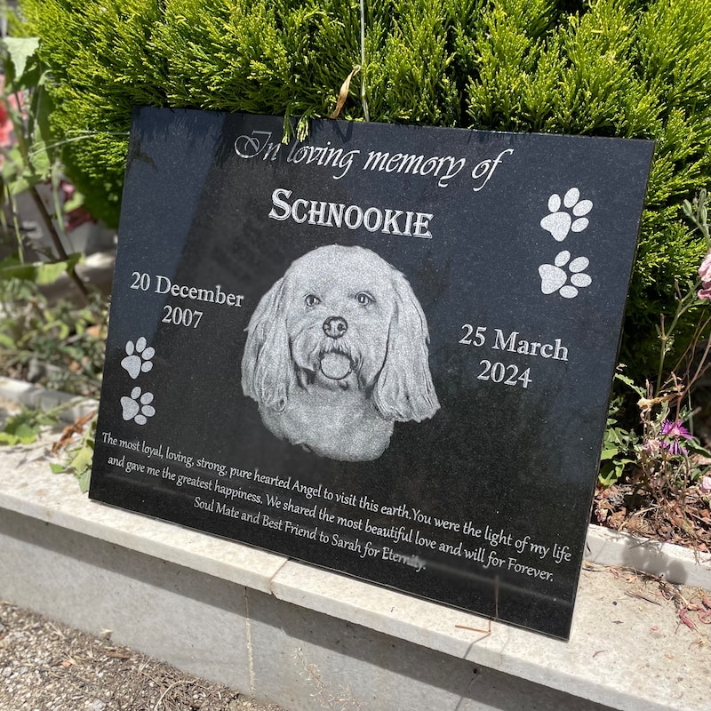 Pet Headstone Dog - Etsy