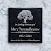 Personalized Granite Memorial Stone: Custom Engraved Headstone Plaque ...