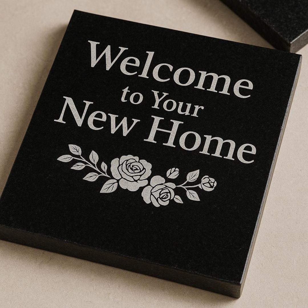 Personalized New Home Plaque | Custom Granite Housewarming Gift ...