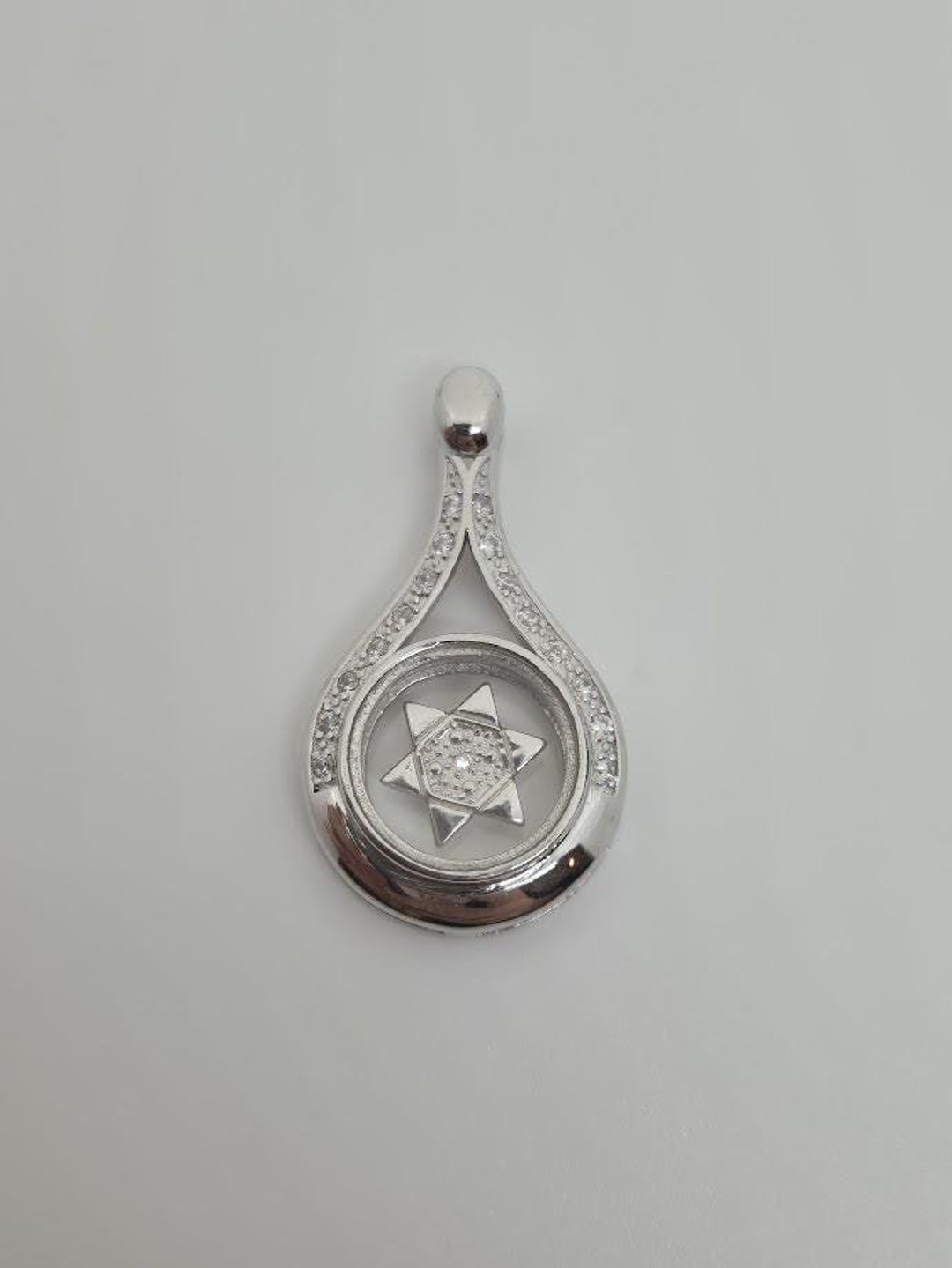 Star of David Spinning Pendant 925 Silver Biblical Jewelry Gifts From ...