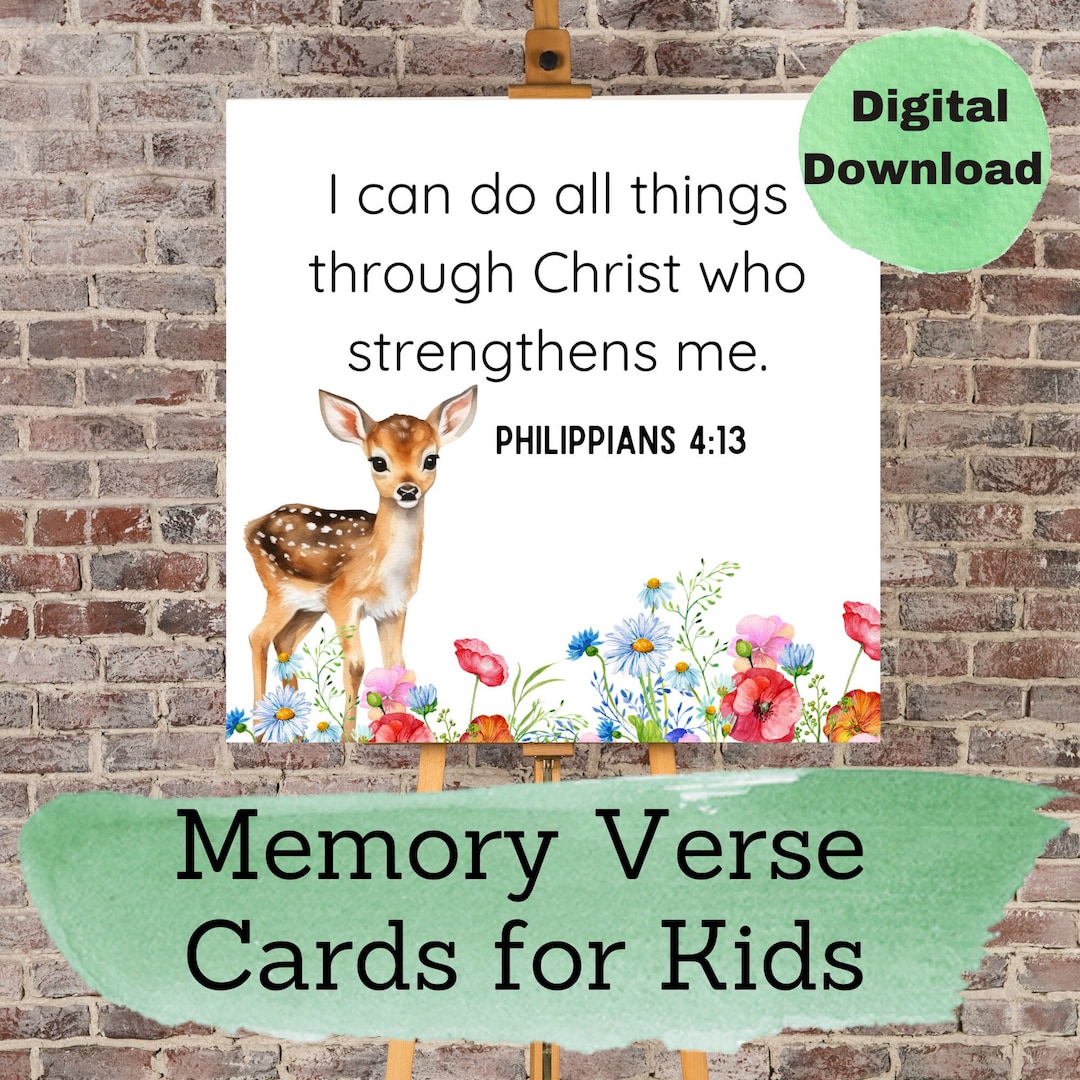 Kids Scripture Cards,kids Crafts, Bible Cards for Sunday School, Kids ...