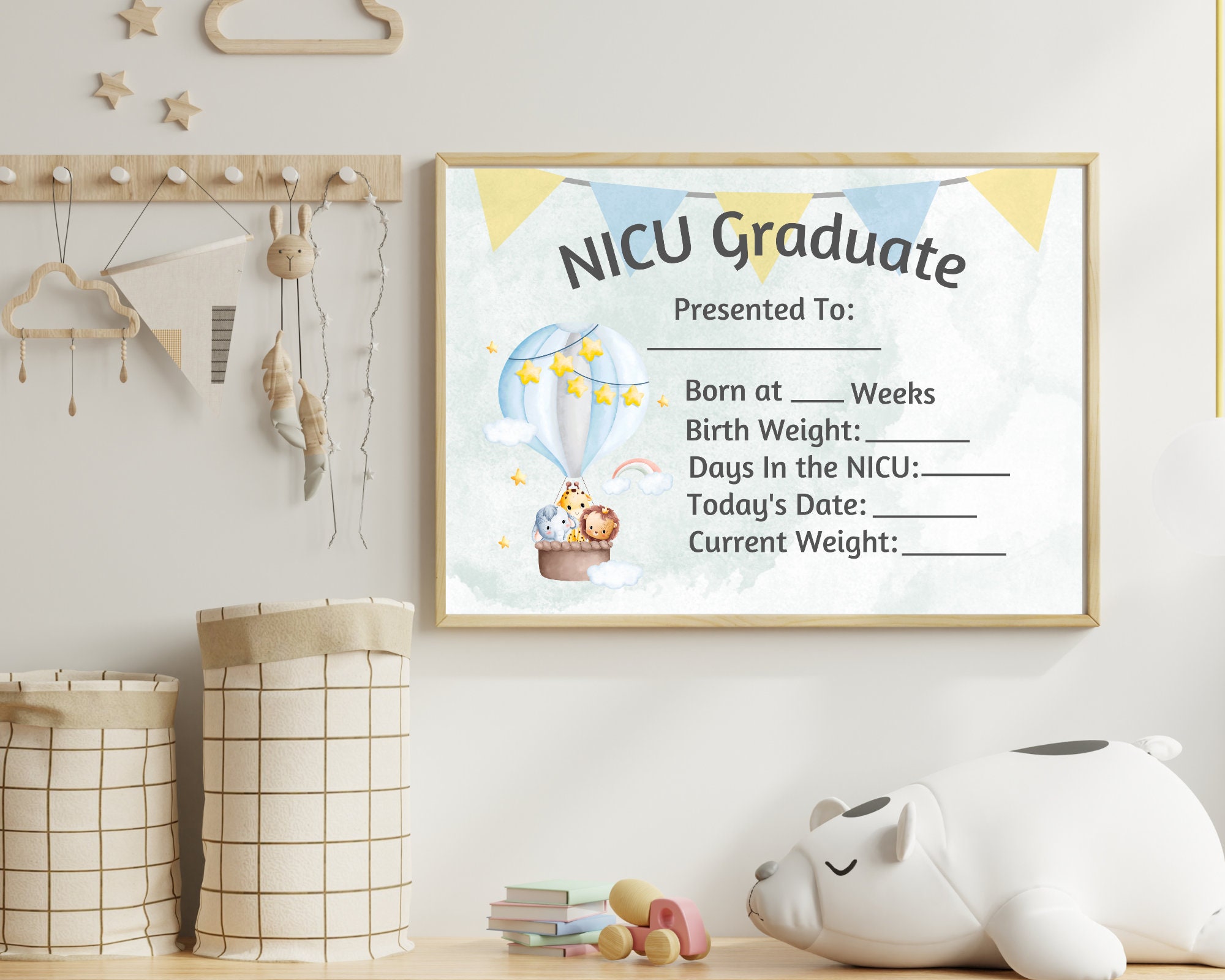NICU Graduation Certificate Printable NICU Mom Gift Preemie - Etsy ...