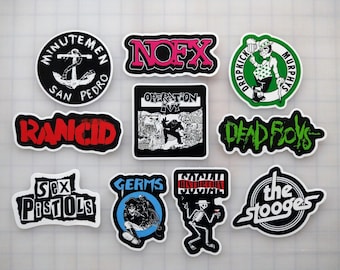 Punk Sticker Pack 10 Stickers Set 1 | Etsy