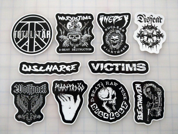 Decals & Skins Electronics & Accessories 10 Stickers Punk Sticker Pack ...