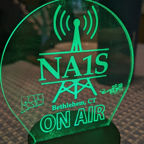 HAM Radio Callsign LED Edge Lit Sign custom - Etsy