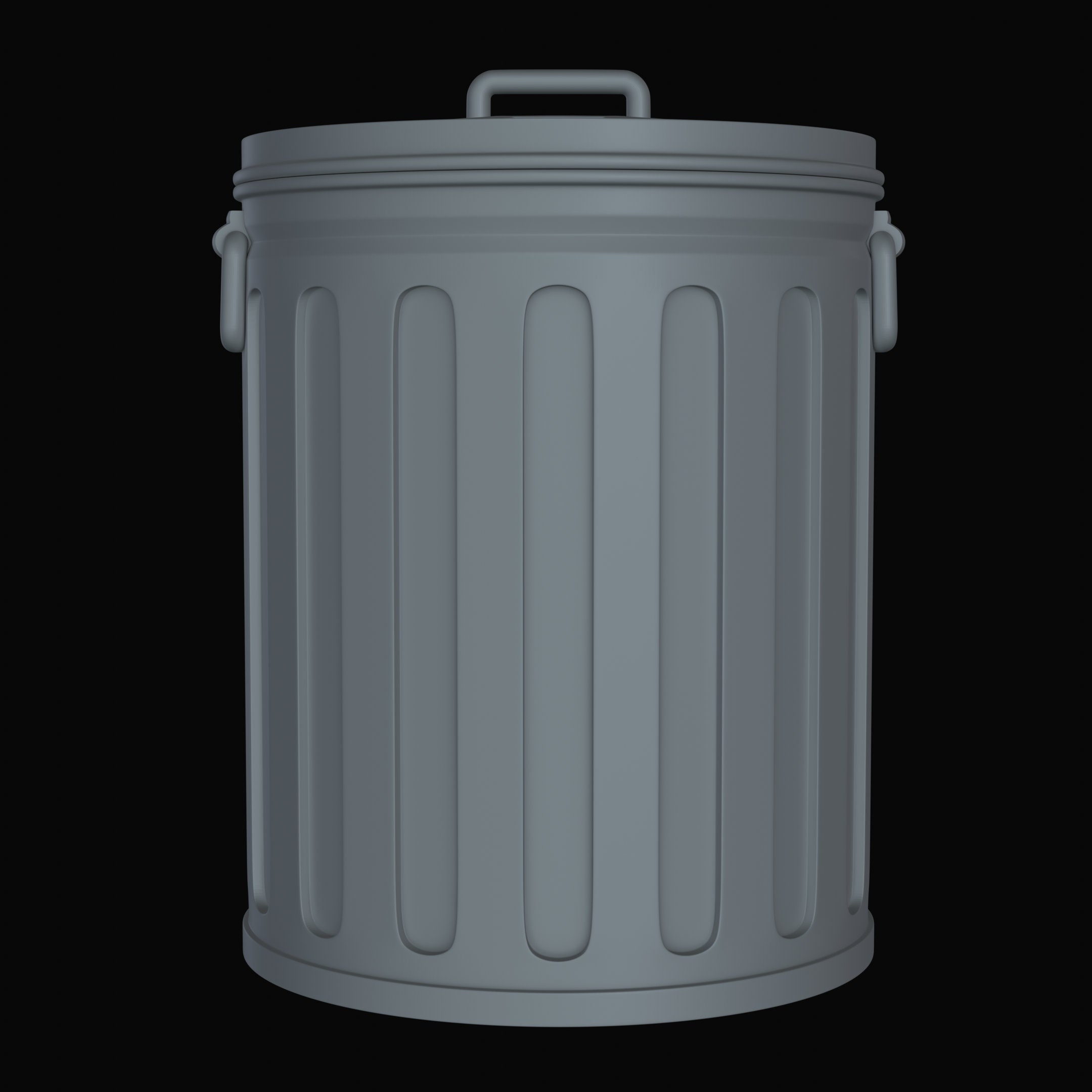 Trash Bin/can | 3D Print | Print File | STL | 3D Model | Digital | Desk ...
