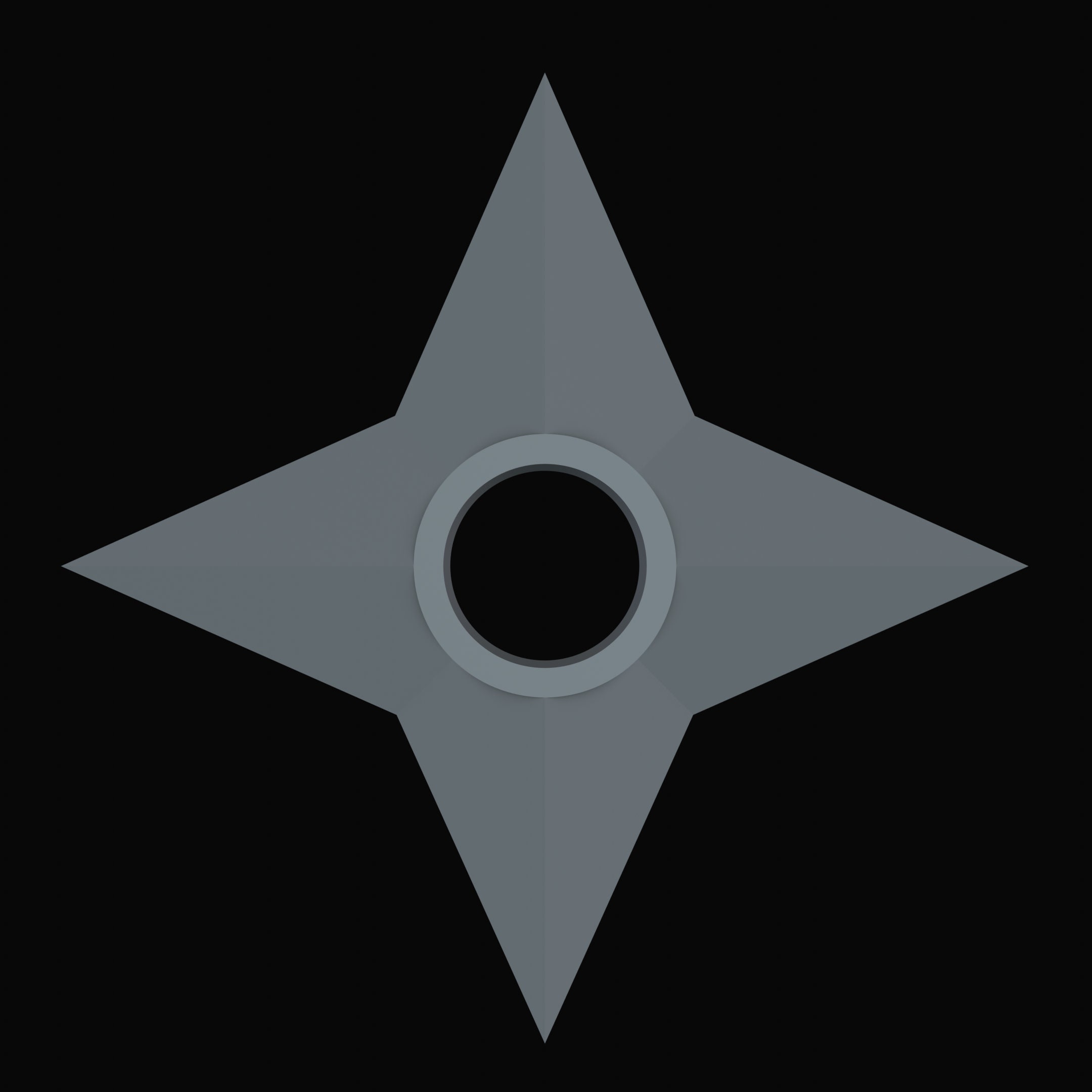Shuriken/throwing Star | 3D Print | Print File | STL | 3D Model ...