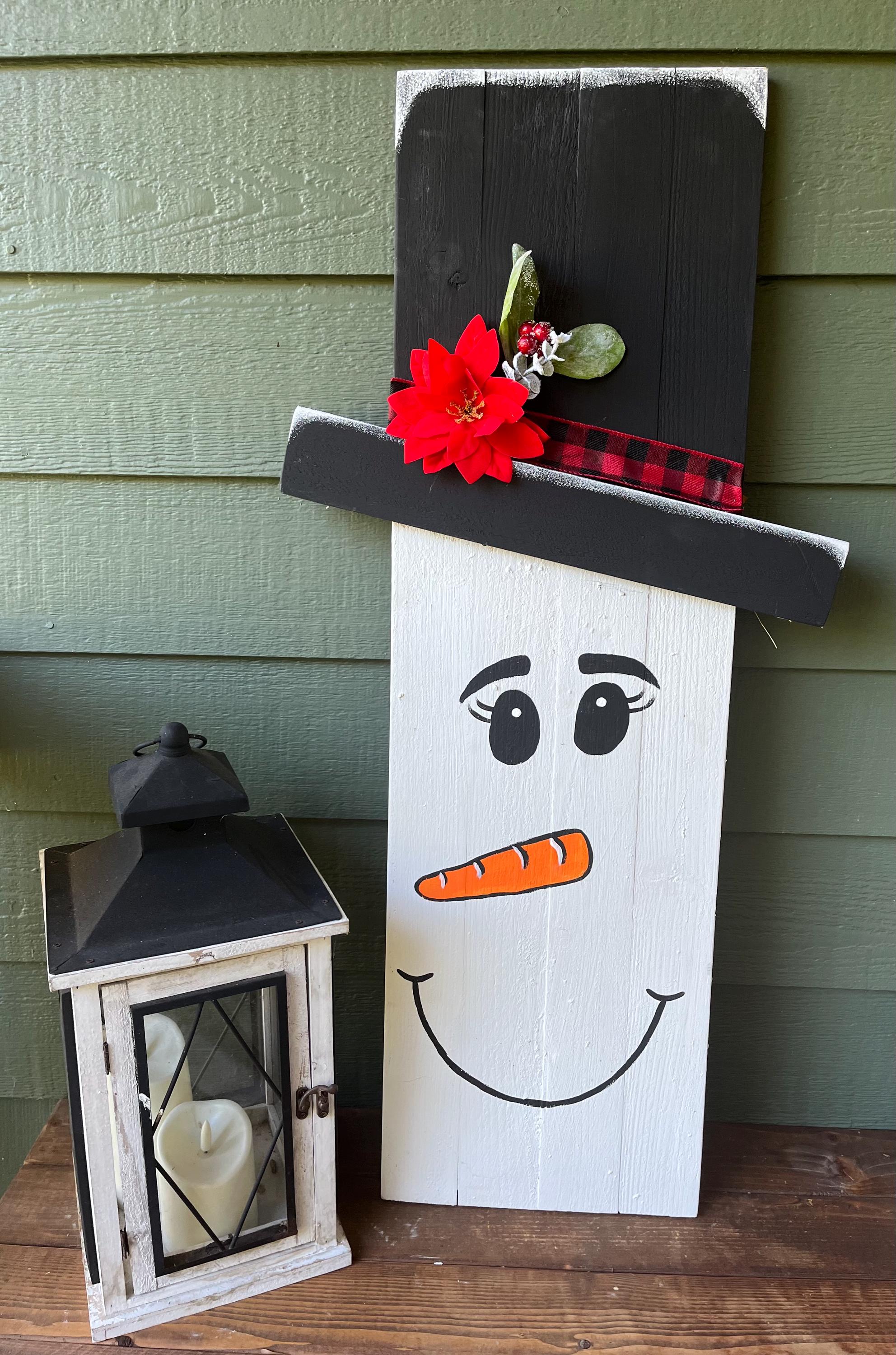 Reversible Scarecrow and Snowman Sign - Etsy