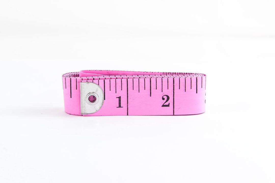 Fabric Tape Measure, Pink, 60 Inches / 152 Centimeters, Measures in ...
