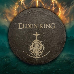 Elden Ring Inspired Square or Round Slate Coaster - Etsy