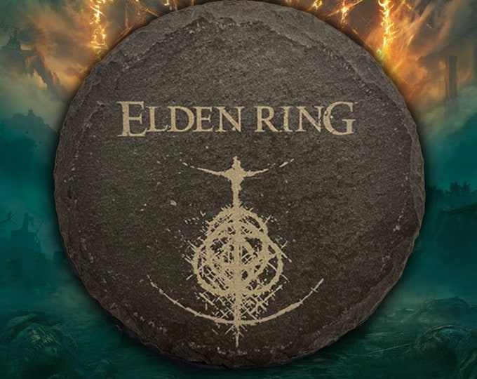 Elden Ring Inspired Square or Round Slate Coaster - Etsy