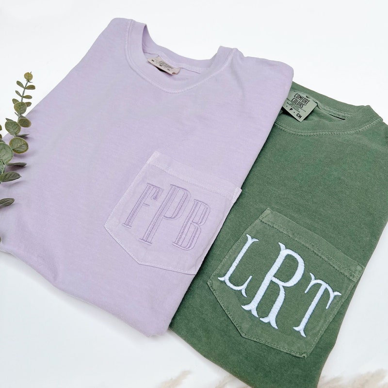 Pocket Monogram - Etsy