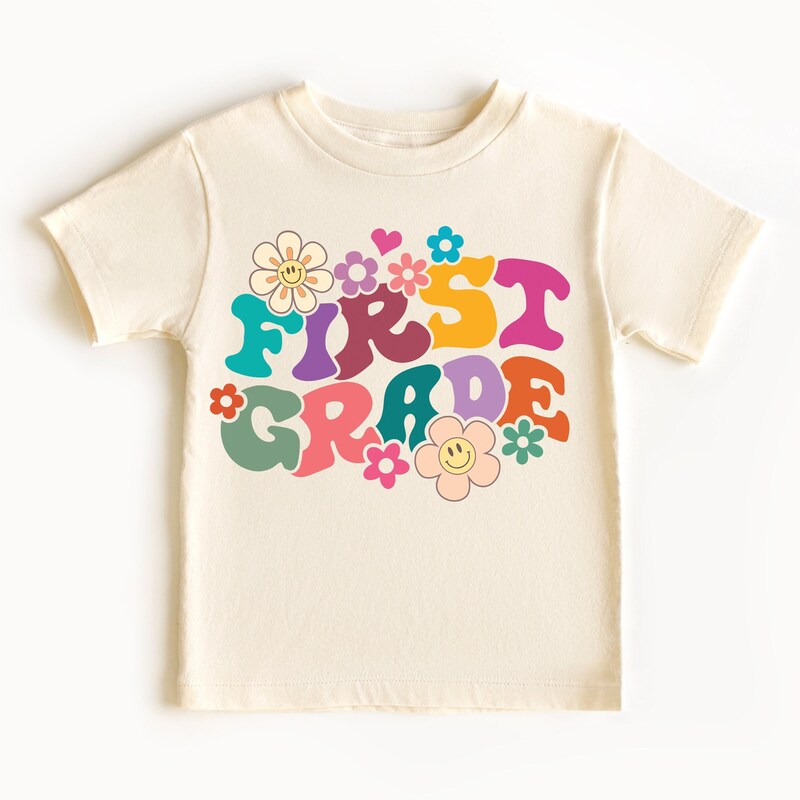 First Grade Shirt - Etsy