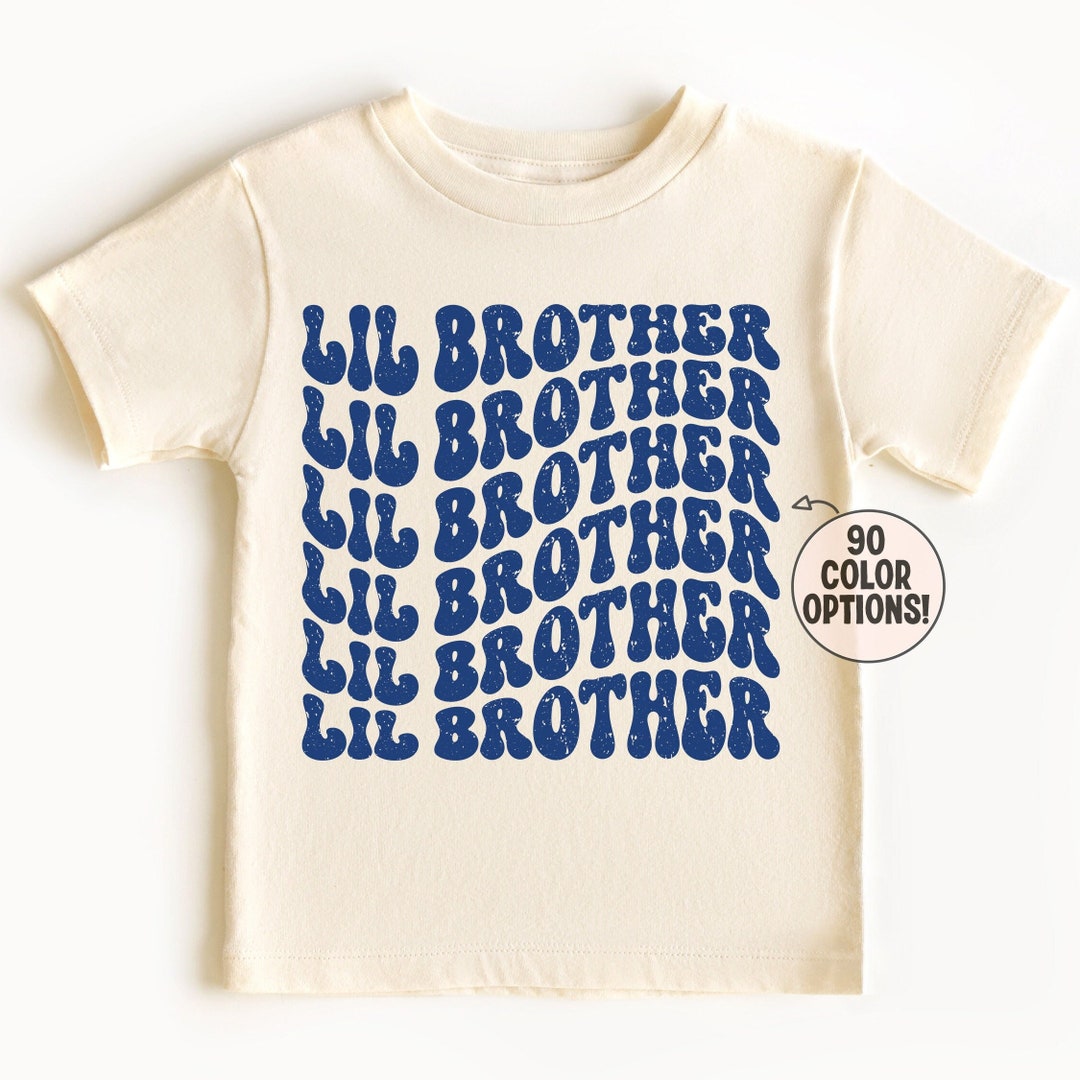 Little Brother Shirt, Custom Big Little Retro Shirt, Brother Shirt ...