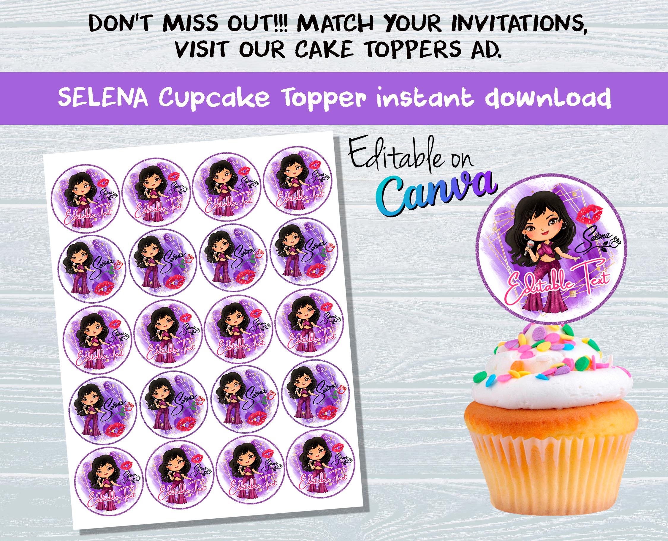 SELENA QUINTANILLA Birthday Invitation, Selena Modern Birthday, Cute ...