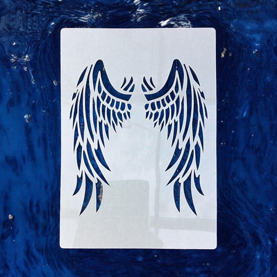 Stencil Angel Wings Din A4 No. 249 Made of Durable 250 Micron Mylar - Etsy