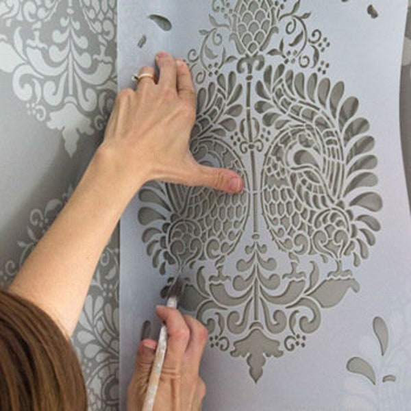 Decorative Wall Stencils - Etsy