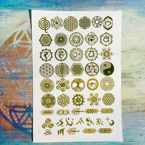 Sacred Geometry Sticker - Etsy