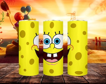 Spongebob Tumbler Wrap - Etsy UK
