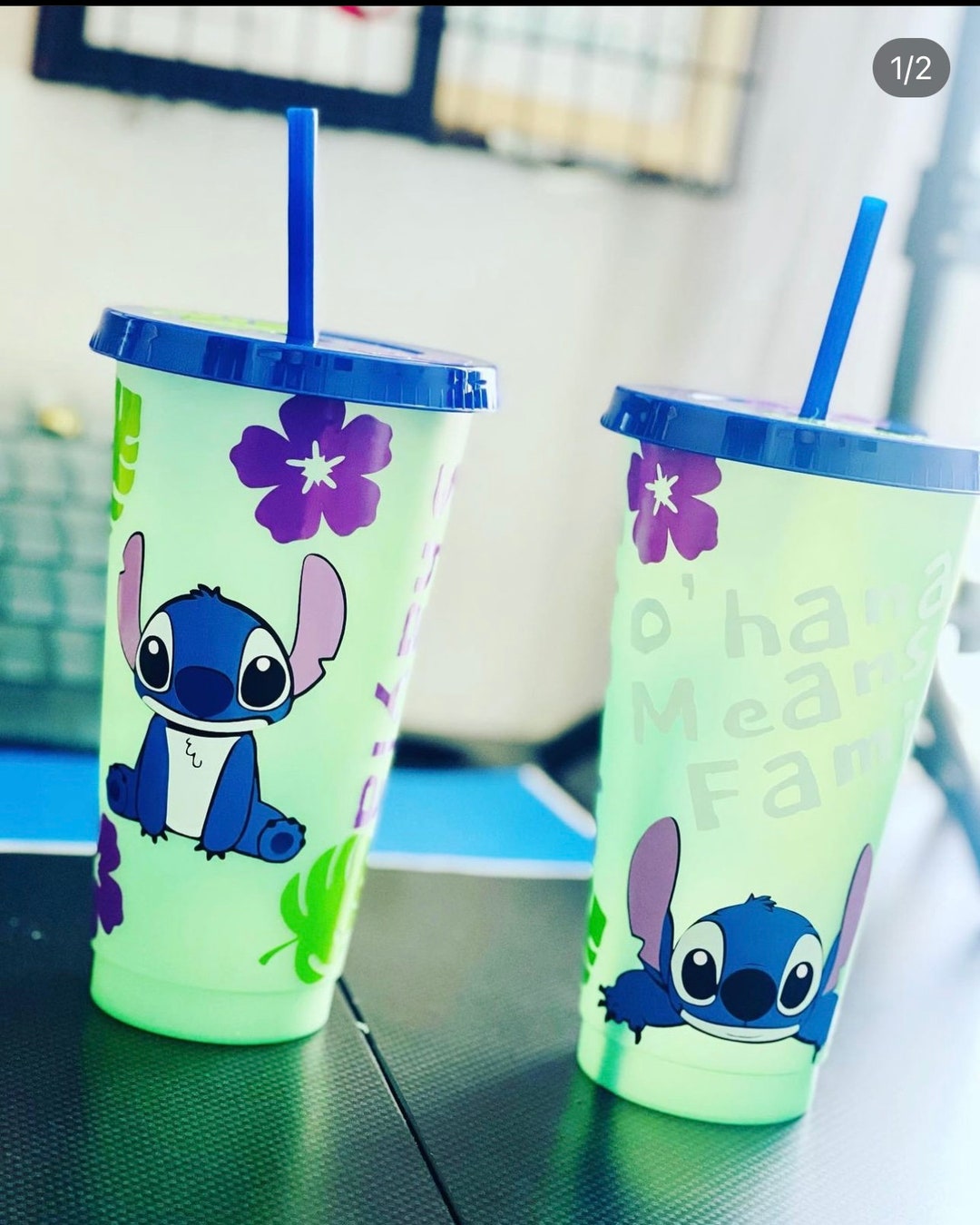 Stitch Color Changing Cup - Etsy