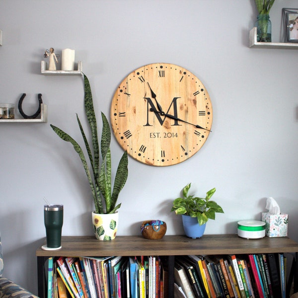 Personalized Clock - Etsy