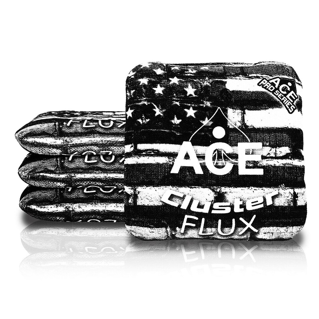 Cluster Flux - USA Flag Bricks - Black & White (set of 4 Bags) - ACE ...