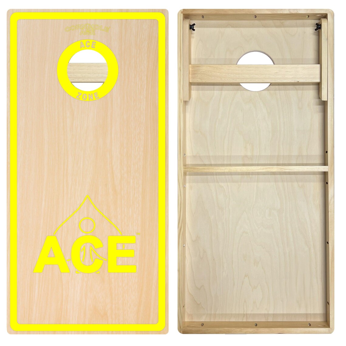 ACE Zone - Yellow - Cornhole Board Set - Intermediate - Etsy