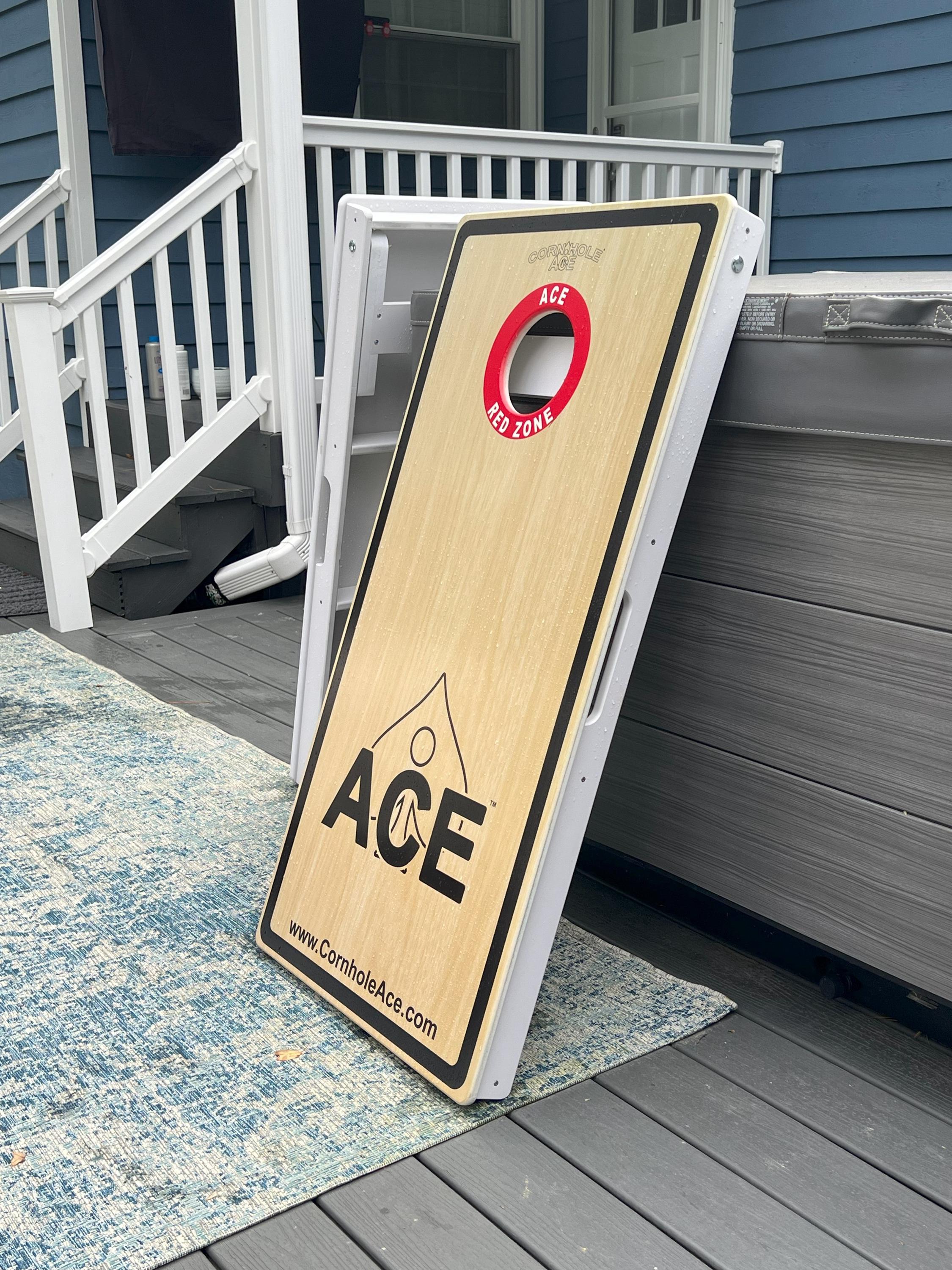 Baltimore Tailgate Triangle Design (purple and Black) - Cornhole Board ...