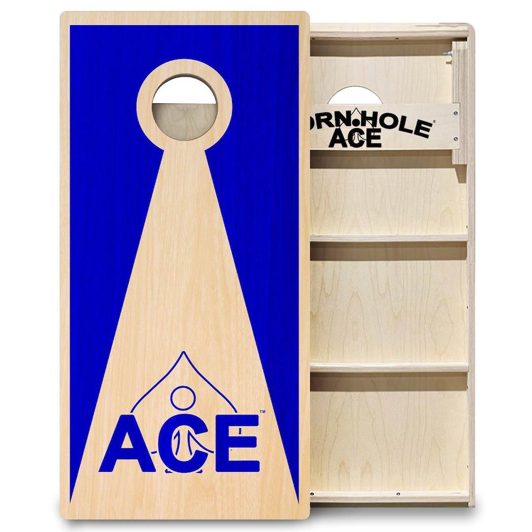 Navy Blue ACE Inverse Triangle - Cornhole Board Set - Professional - Etsy