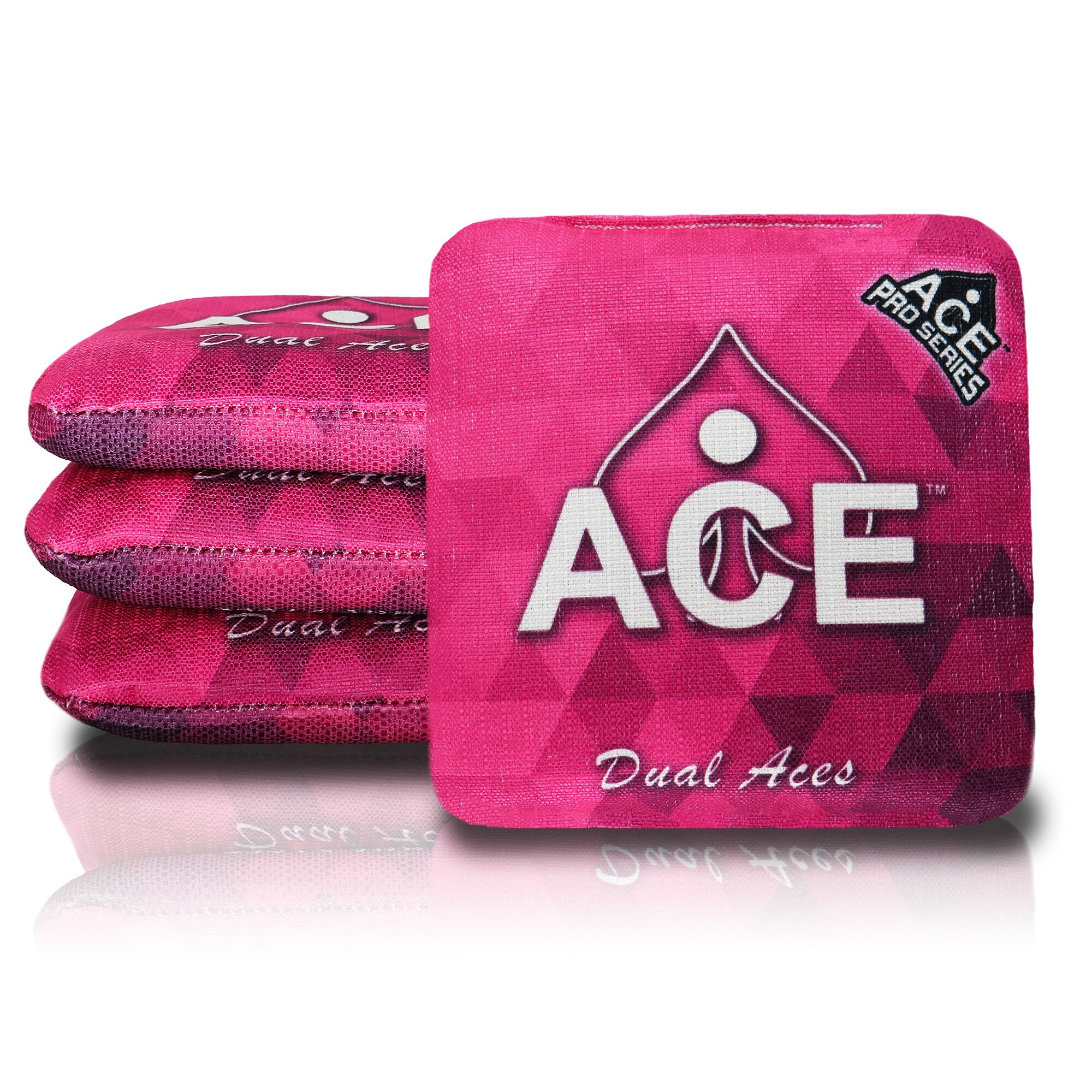Dual Aces Pink ACE Pro Stamped Professional Cornhole Bags Set of 4 - Etsy