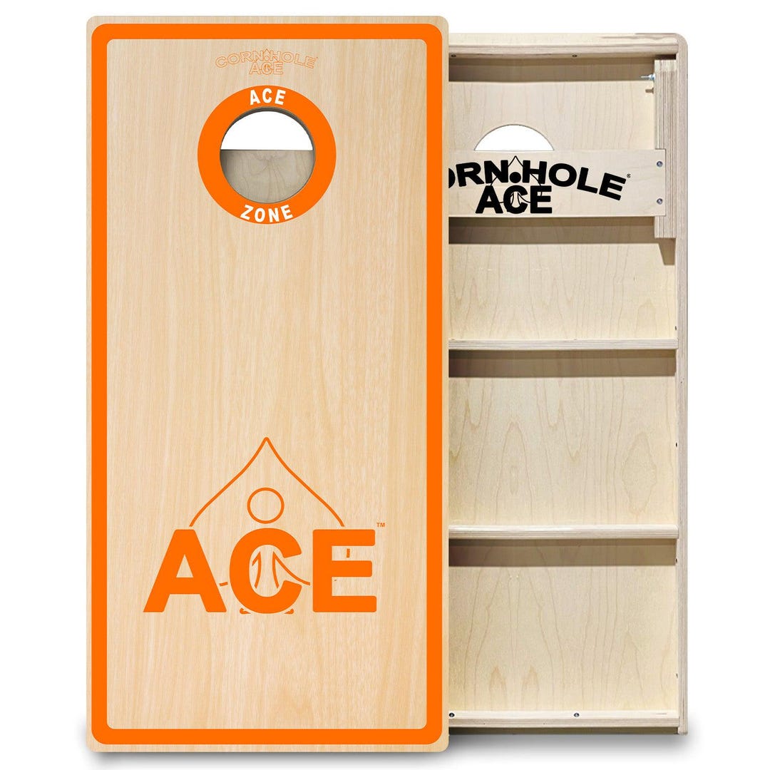 ACE Zone - Orange - Cornhole Board Set - Professional - Etsy